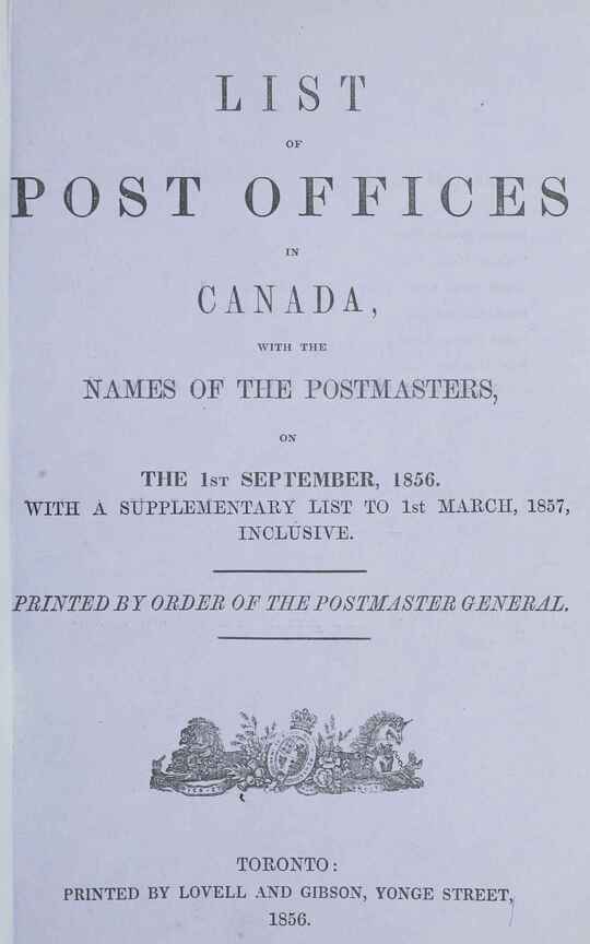 Canadian Postal Guide by Canada. Post Office Department | BookFusion