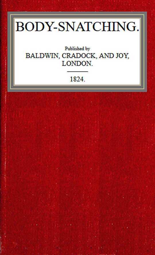 Body-snatching by Anonymous | BookFusion