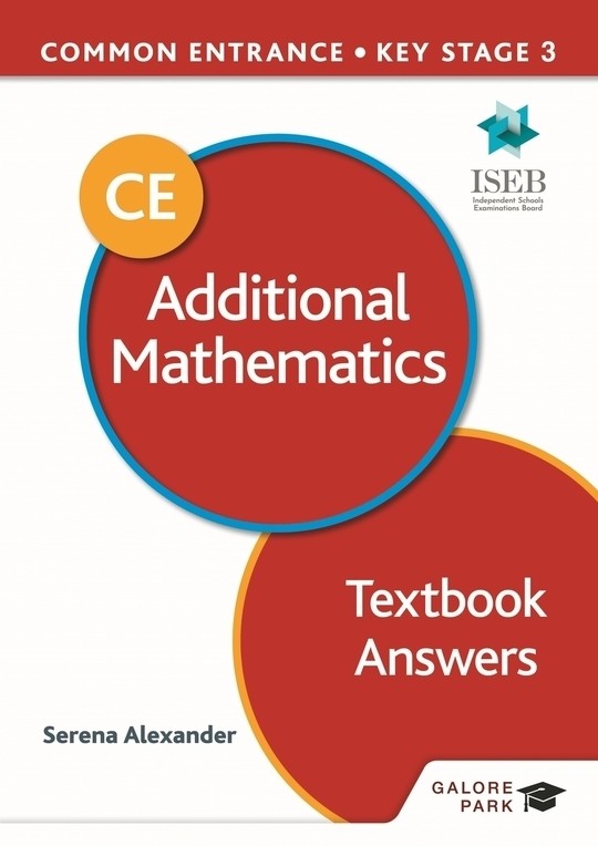 Common Entrance 13+ Additional Mathematics for ISEB CE and KS3 Textbook ...