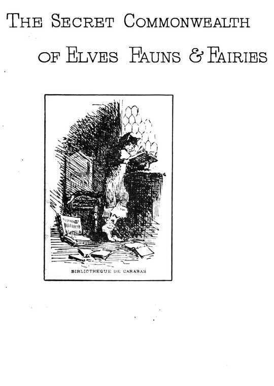 The secret commonwealth of elves, fauns and fairies by Robert Kirk ...